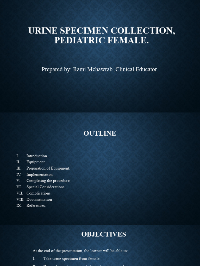 Pediatric Urine Specimen Collection Guide | PDF | Urinary Tract ...