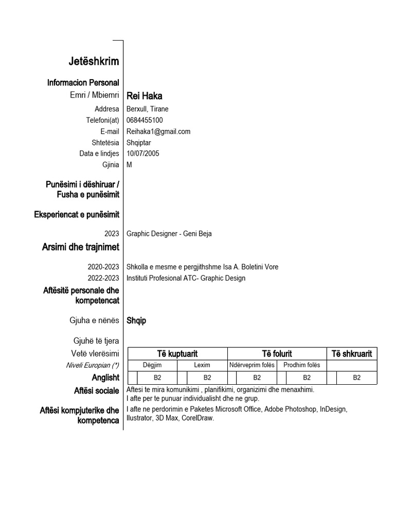 Rei Haka - cv2023 | PDF
