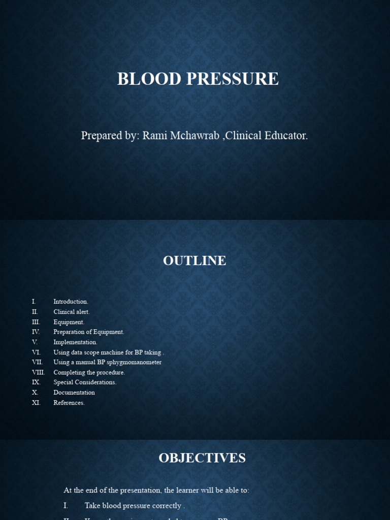 34 Measuring Blood Pressure | PDF | Blood Pressure | Hypertension