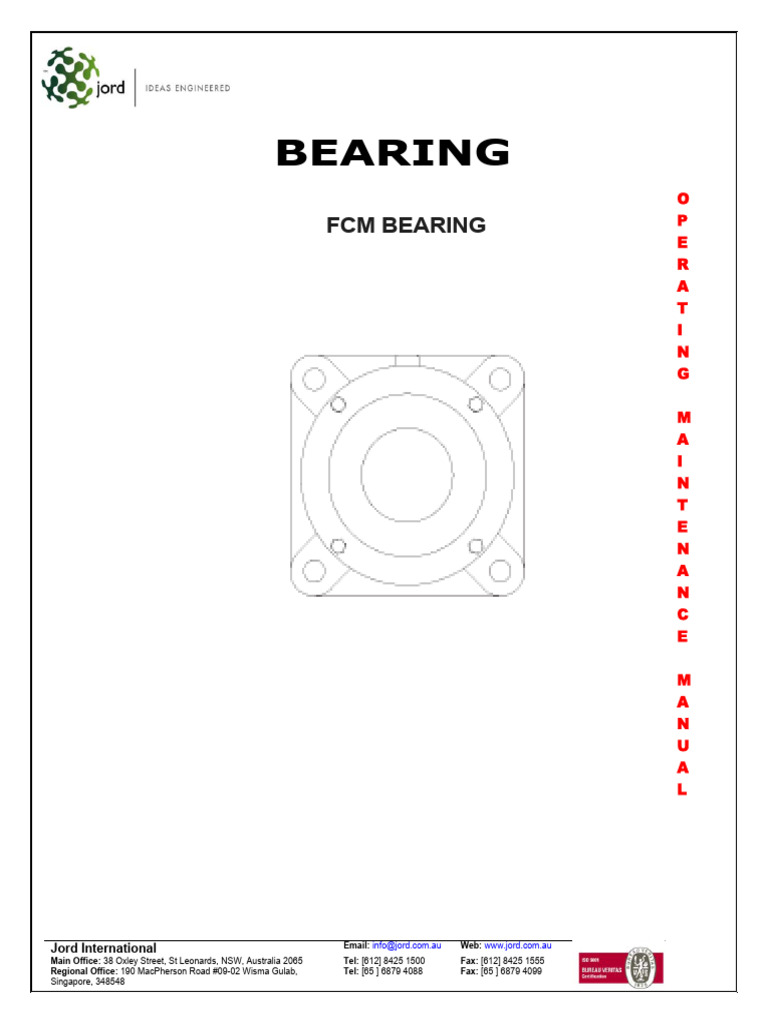 FCM Bearing Manual | PDF