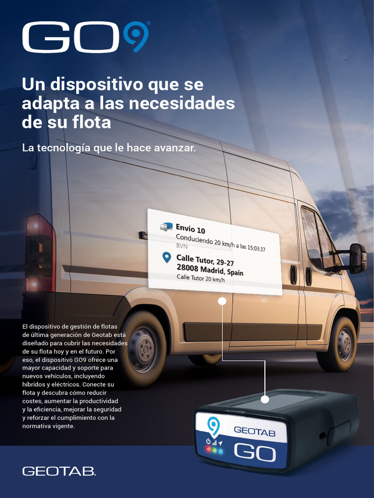 [PUB]Geotab_GO9_brochure_ES | PDF | Sistema de Posicionamiento Global | 3 G