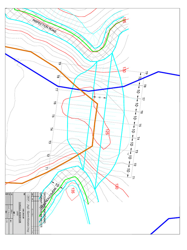 09 Tanggul Section Layout 1-1 | PDF