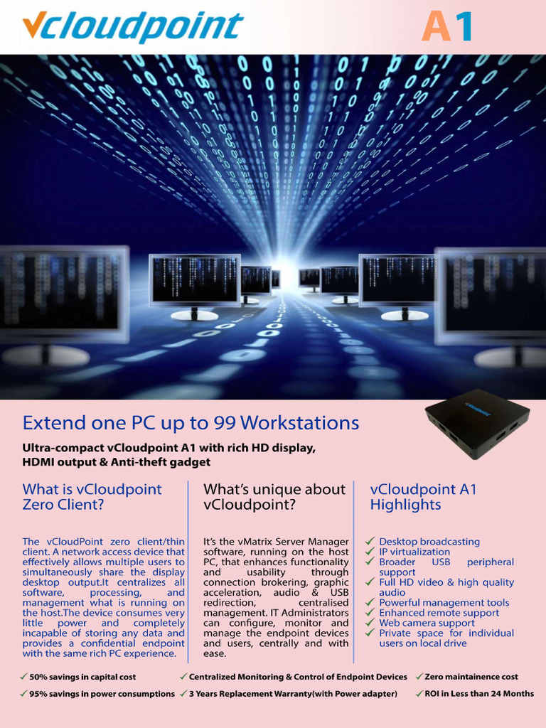 VCloudpoint A1 Brochure | PDF