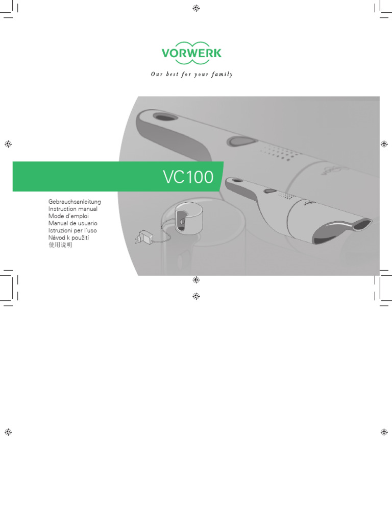 Manual Del Aspirador de Mano Kobold VC 100 | PDF