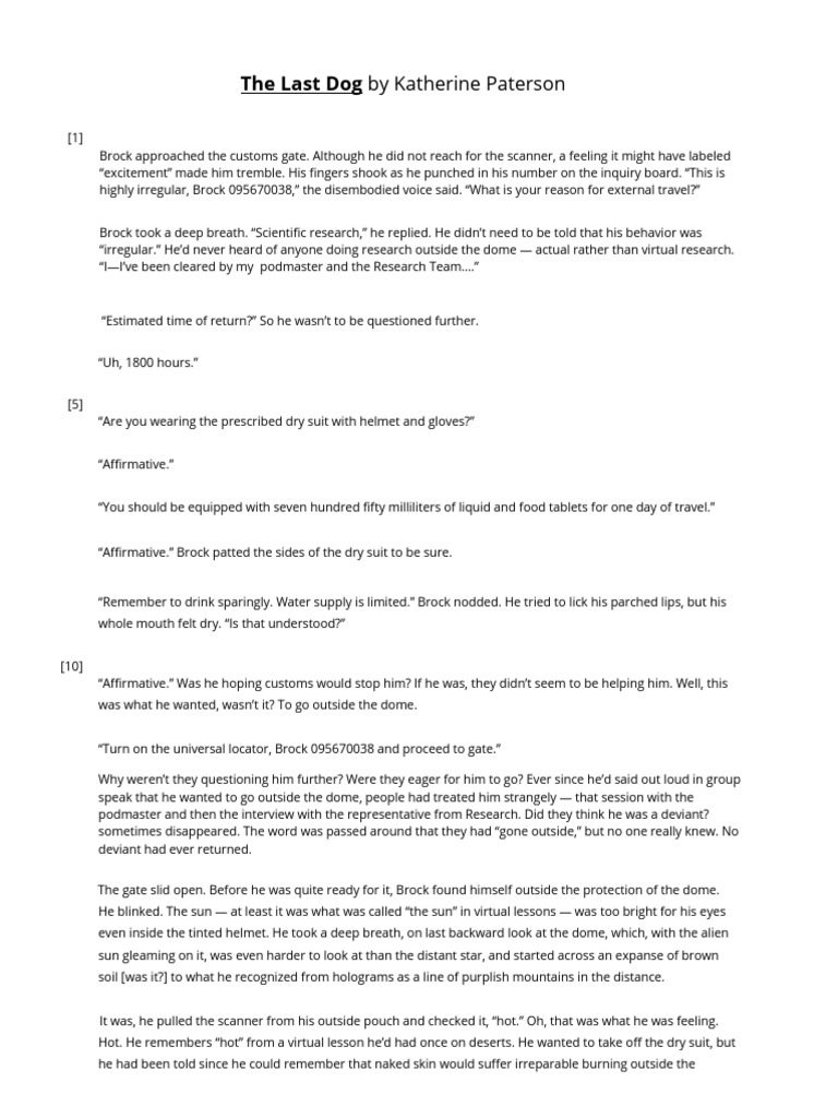 The Last Dog | PDF | Young Adult