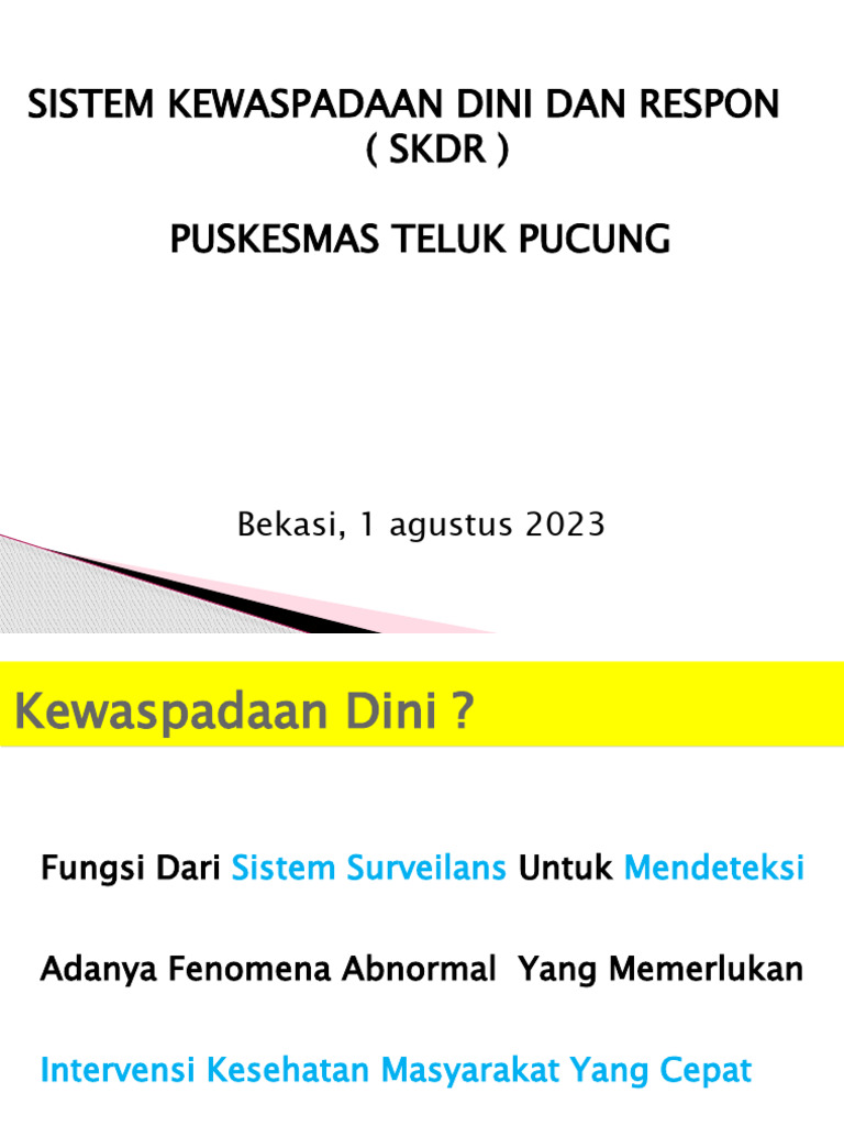 Materi SKDR | PDF