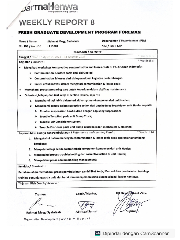 Weekly Report 8 | PDF