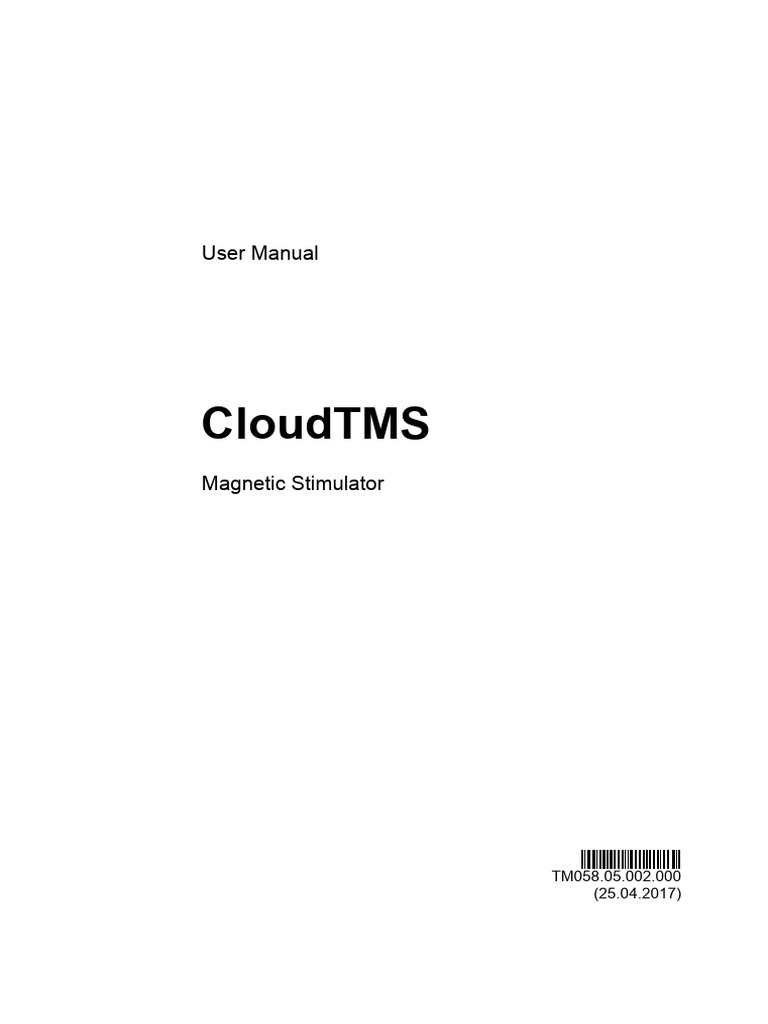 CloudTMS User Manual | PDF | Implant (Medicine) | Clinical Medicine