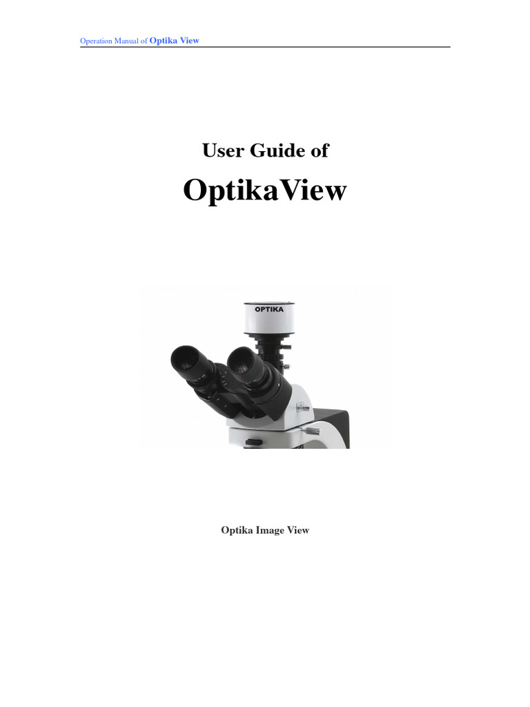 Optika-View-V1.0-ENG-rev00 | PDF