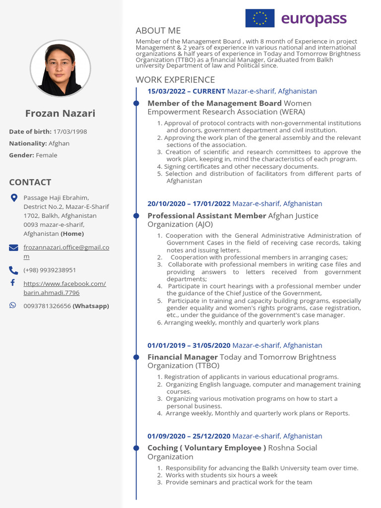 My CV | PDF | Learning | Human Communication