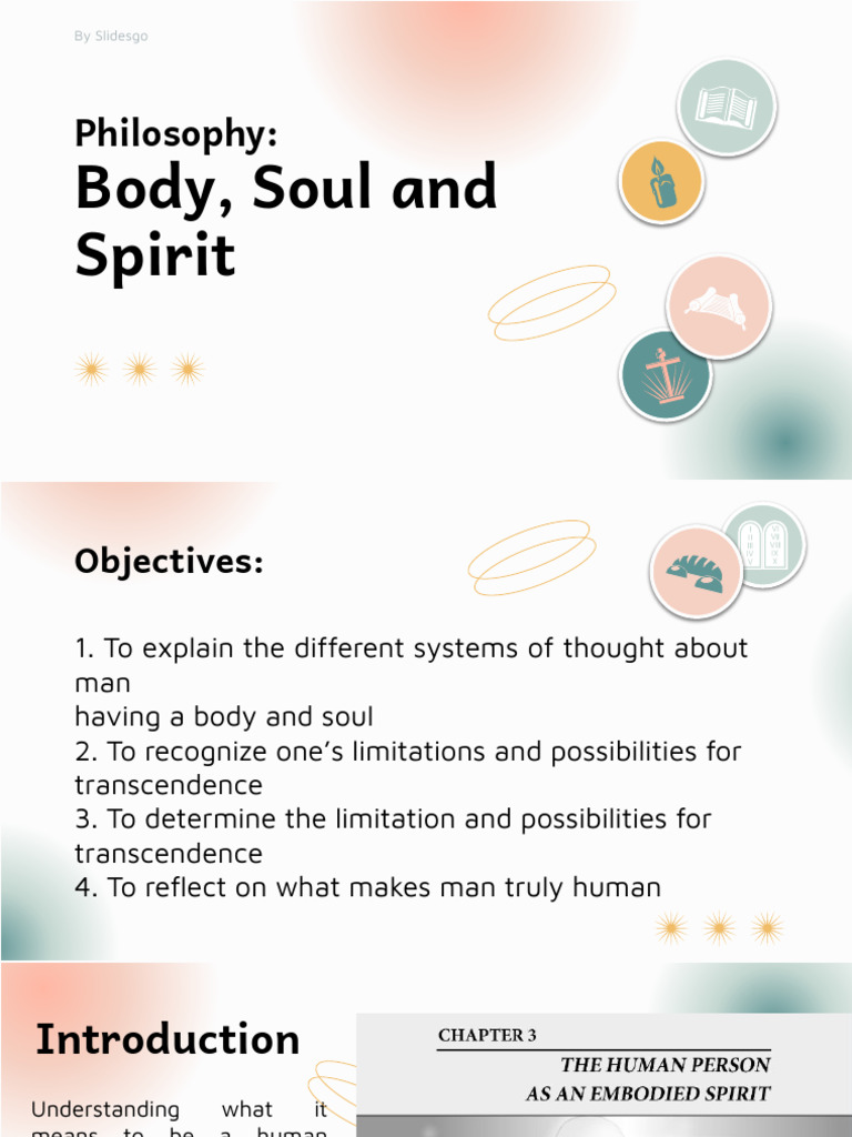 Philosophy - Body, Soul and Spirit | PDF | Soul | Rationalism