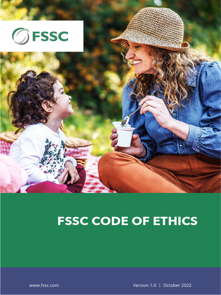 FSSC Code of Ethics V1 | PDF