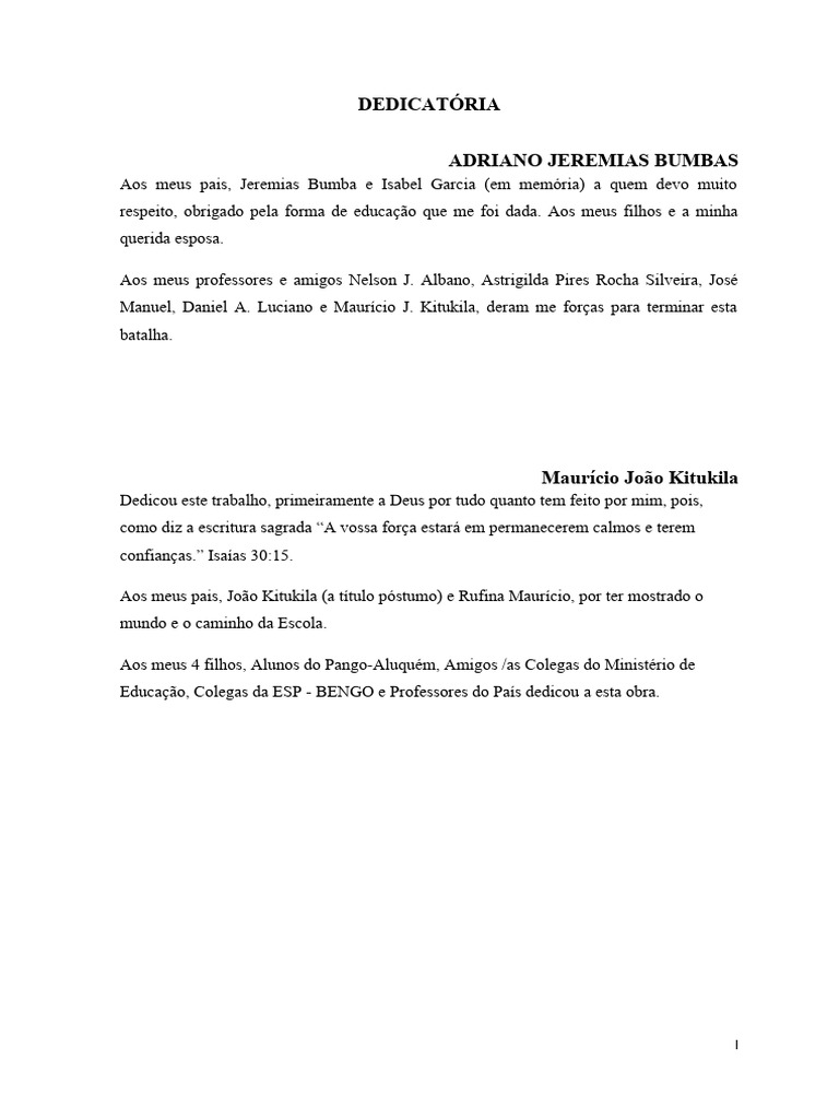 BUMBA E MAURÍCIO (MONOGRAFIA) HOJE (Guardado Automaticamente) | PDF ...