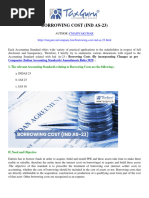 Ind AS 23 | PDF | Expense | Interest