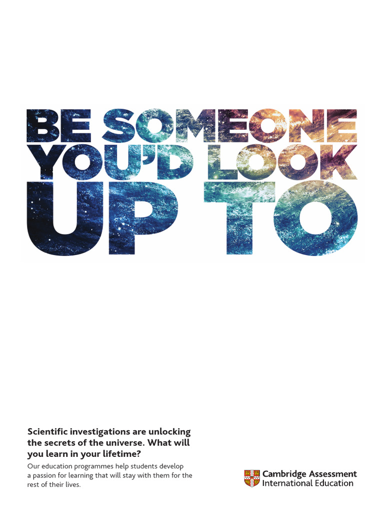 Be Someone Poster | PDF | Science & Mathematics