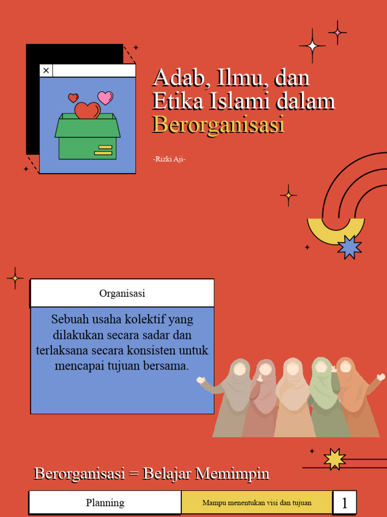 Adab Ilmu dan Etika Islami dalam Berorganisasi | PDF