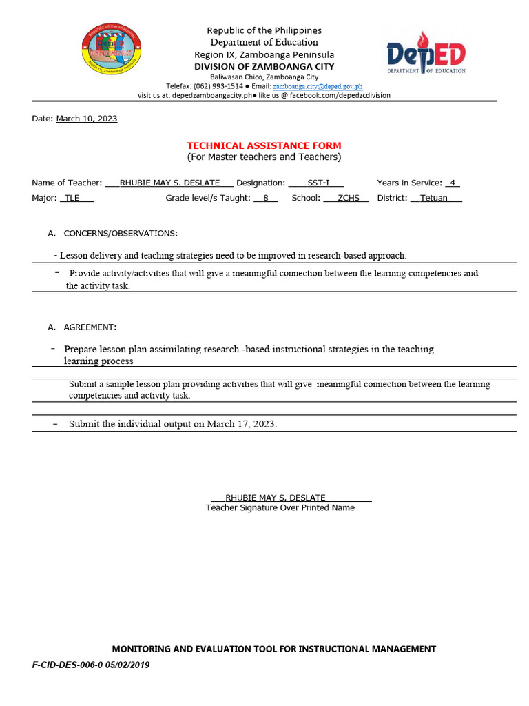 MT-Tes TA - Mar. - 10 Deslate | PDF