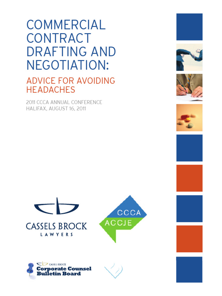Commercial Contract Drafting Insights | PDF