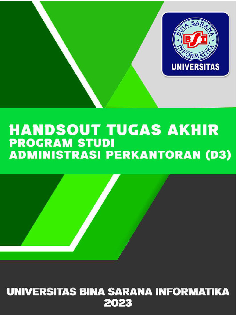 Panduan Skripsi Adm. Perkantoran | PDF