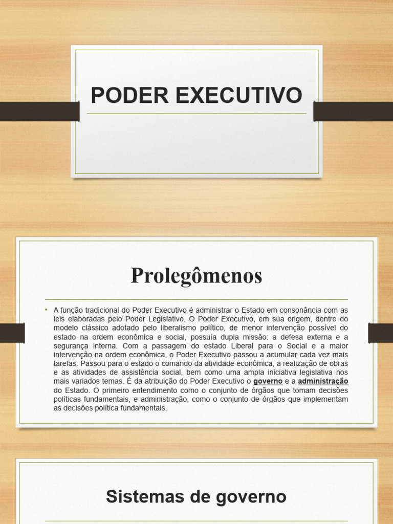 Poder Executivo | PDF