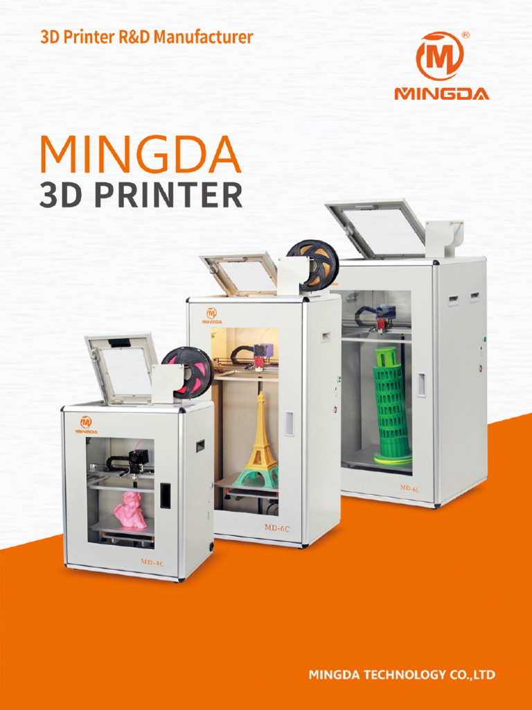 Mingda 3d Printer Brochure | PDF