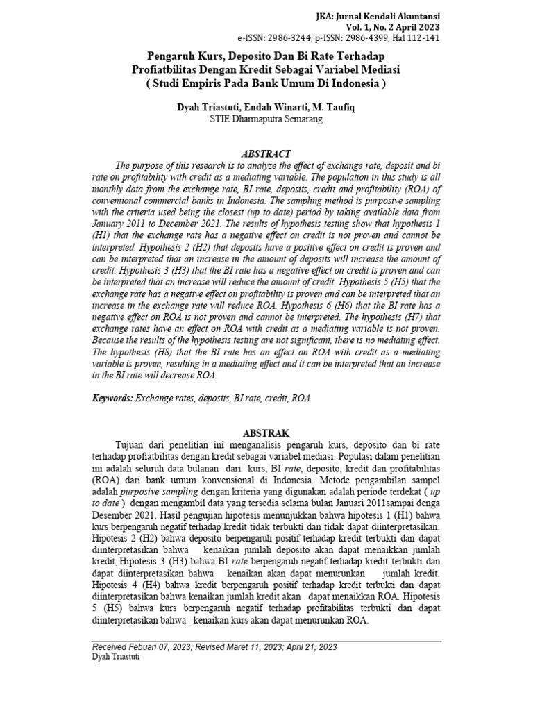 JKA Vol 1 No 2 April 2023 Hal 112-141 | PDF