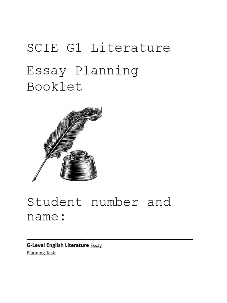 Essay Writing Booklet G1 2 | PDF | Essays | Metaphor