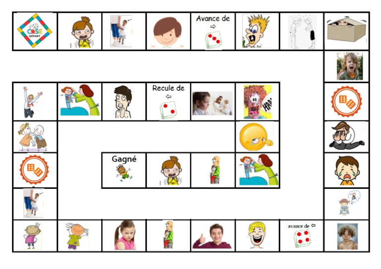 Émotions - Jeu de L'oie | PDF