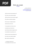 Letra de "Luna Cautiva" | PDF