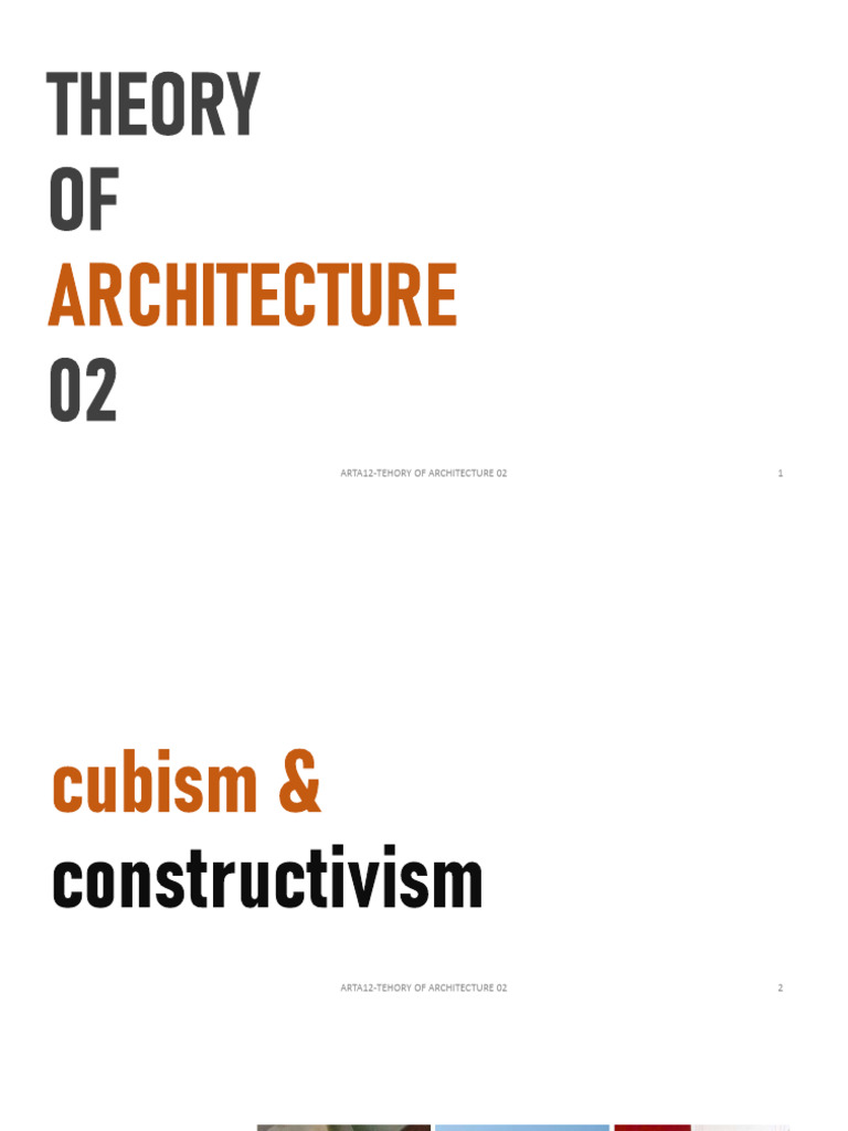 Cubism Constructivism | PDF