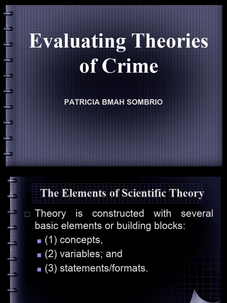 Crim 2 Theories | PDF