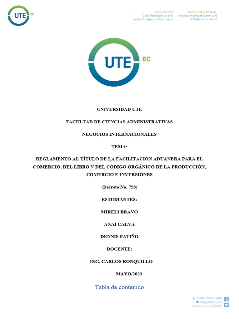 Reglamento Copci | PDF