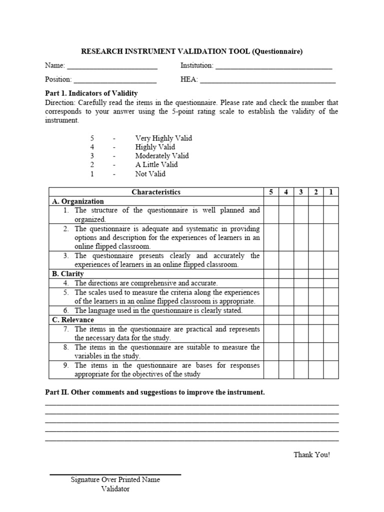 Learner Experience Survey Validation Tool | PDF Learner Experience Survey Validation Tool | PDF