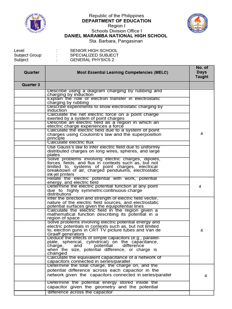 BOW General Physics 2 | PDF BOW General Physics 2 | PDF