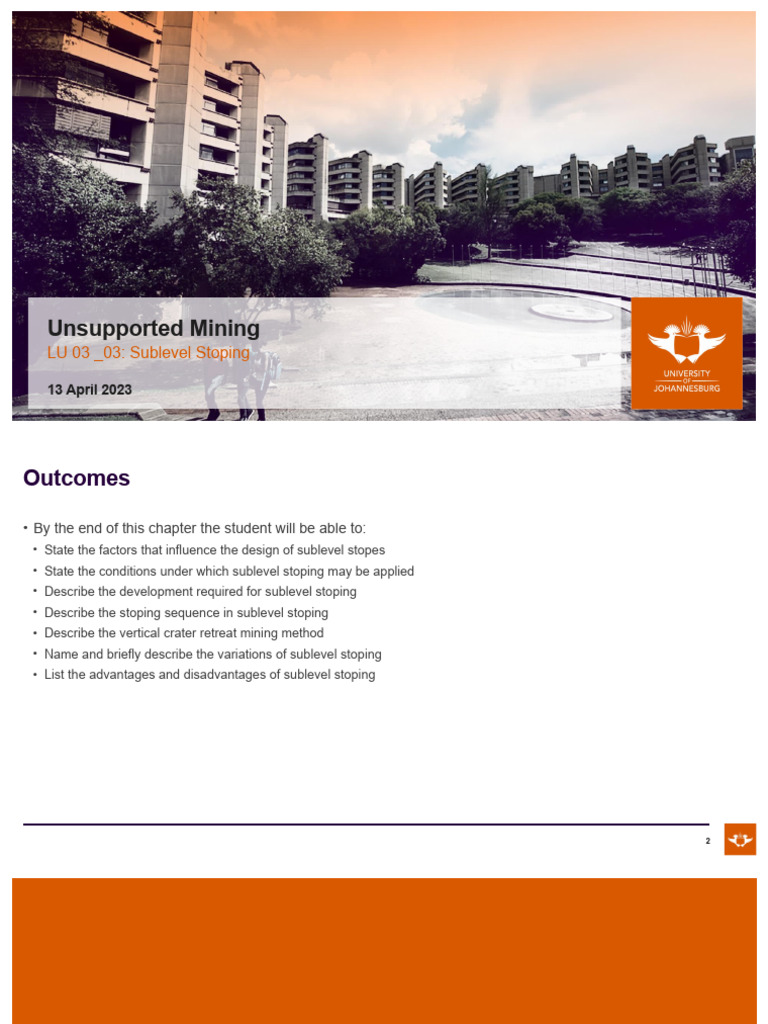 03-3 Unsupported SLS | PDF | Mining