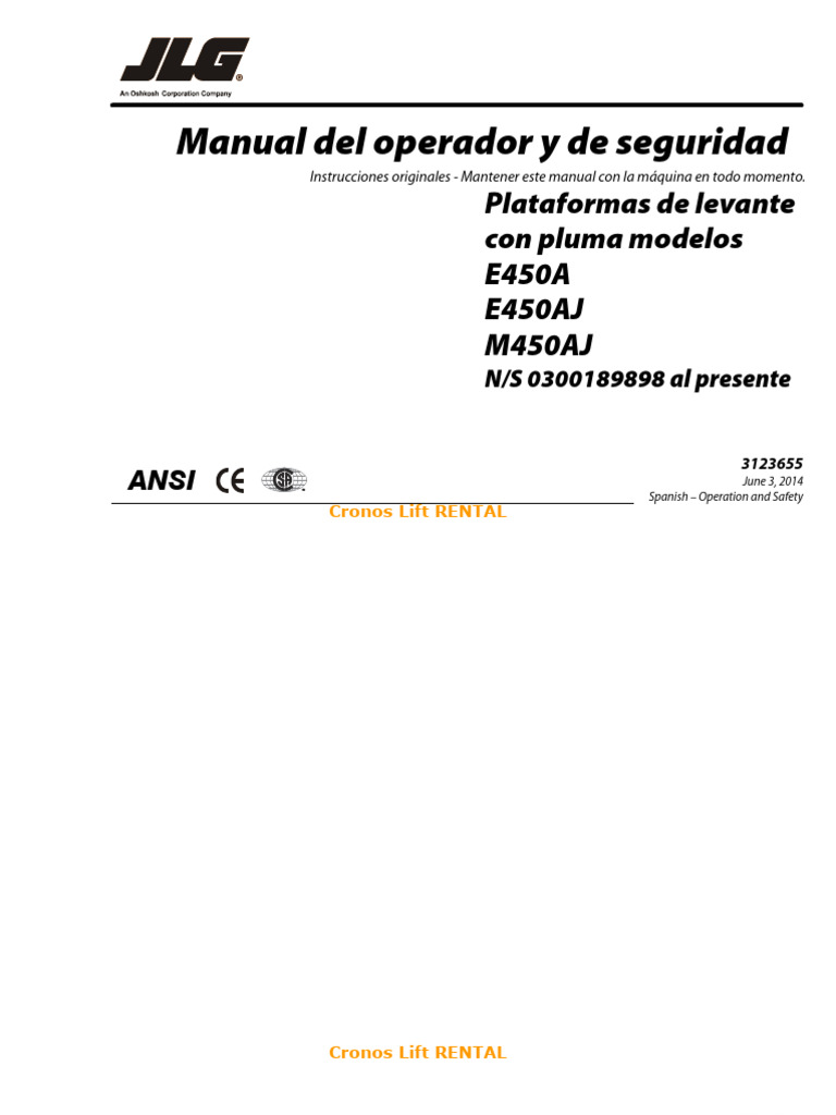 Manual Ser.e450aj Electrico Español - Watermark | PDF