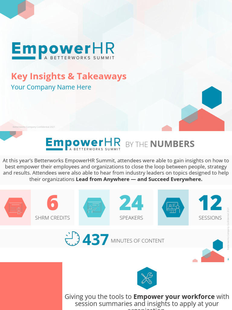 Empowerhr Insights - Workbook | PDF