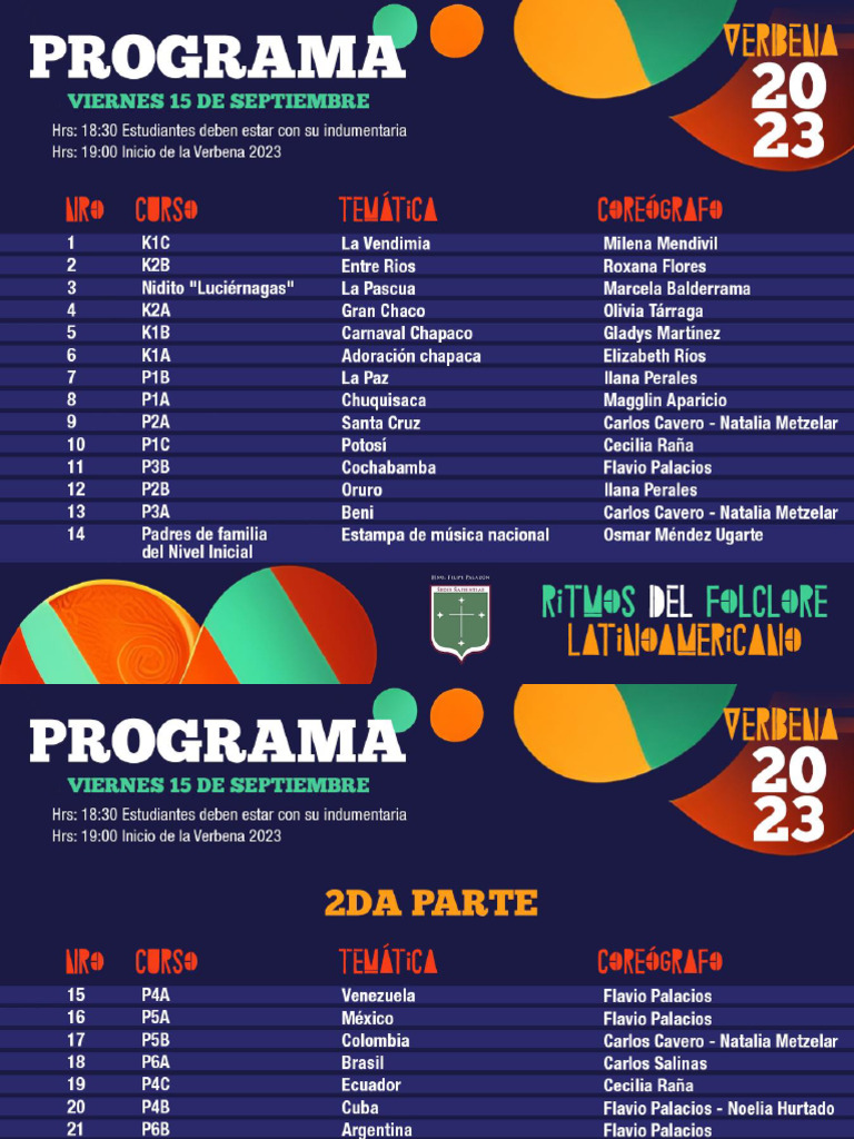 Programa Oficial HFP | PDF