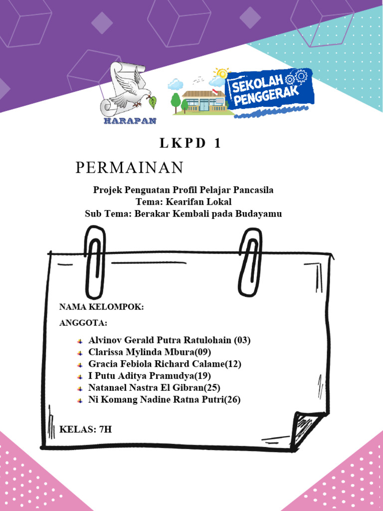 LKPD 1_PERMAINAN TRADISIONAL KLMPK 1 | PDF