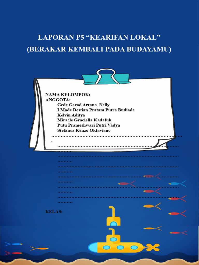 Laporan Projek P5 Kelompok 4 | PDF | Kajian Bahasa Asing