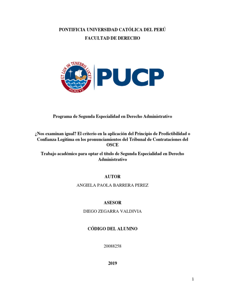 Derecho de Predictibilidad | PDF