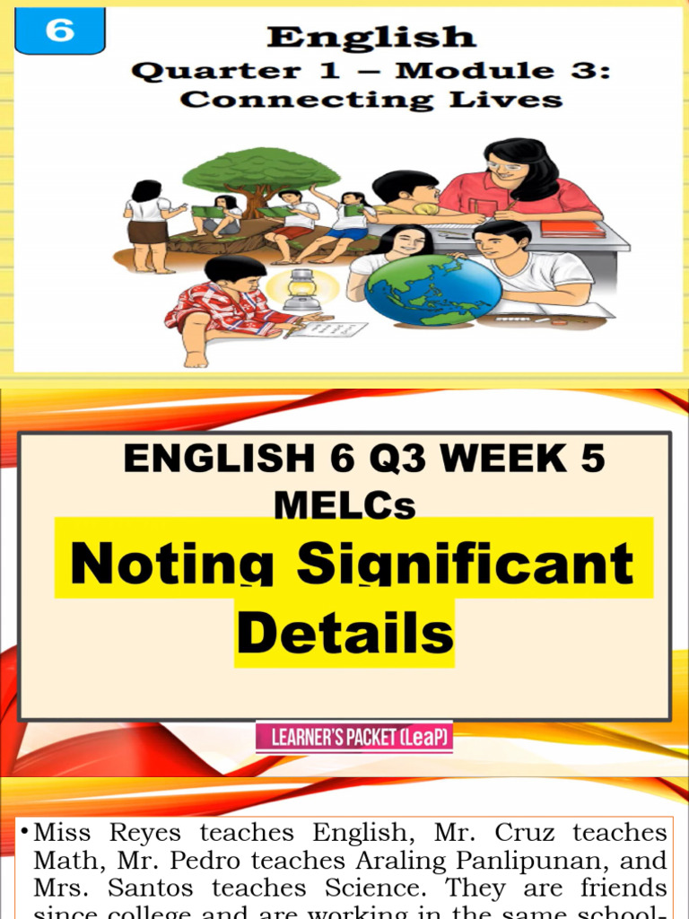 English 6 q1 Module 3 | PDF English 6 q1 Module 3 | PDF