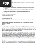 A Song of Hope: Summary & Analysis | PDF
