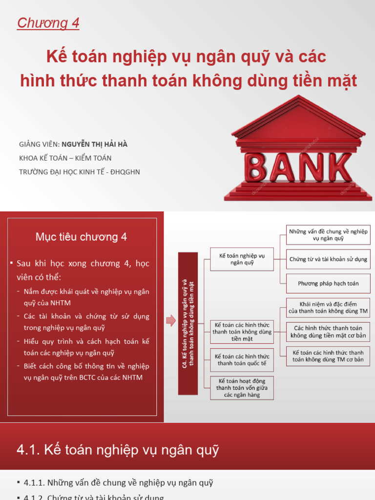C4. Ke Toan Ngan Quy Va Thanh Toan Khong Bang Tien | PDF