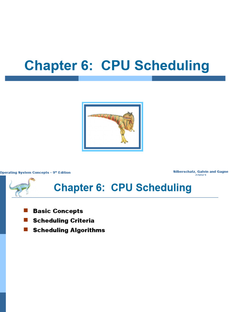 Cpu Scheduling | PDF