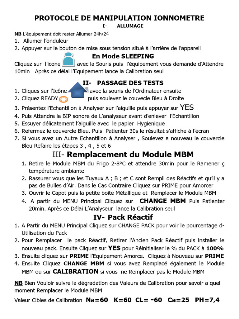 Protocole de Manipulation Ionno | PDF