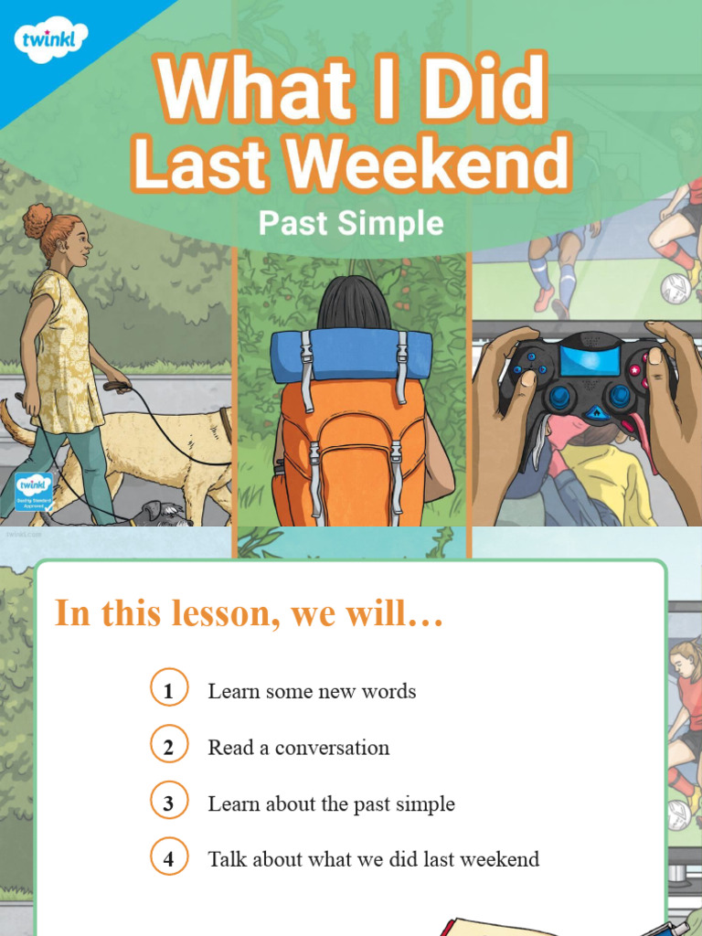 T e 1682002718 Esl What I Did Last Weekend Past Simple PPT Adults A1 ...