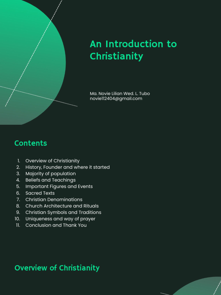 An Introduction to Christianity | PDF