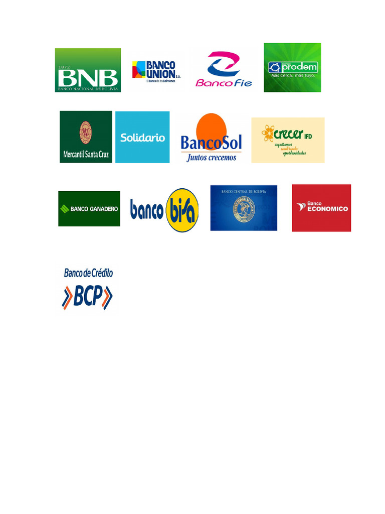 Logotipos de Los Bancos | PDF
