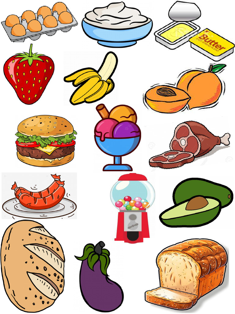 Alimentos de La Pirámide Alimenticia Dulces y Frutas | PDF